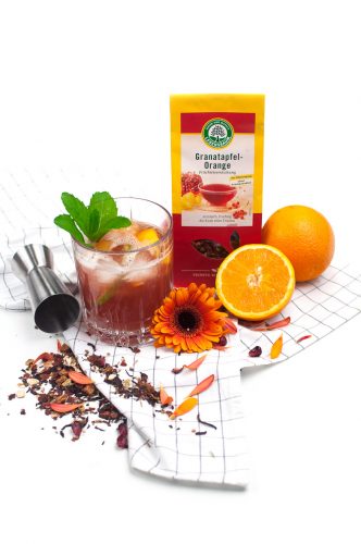 Granatapfel Orangen Tee-Cocktail – vollgut-gutvoll